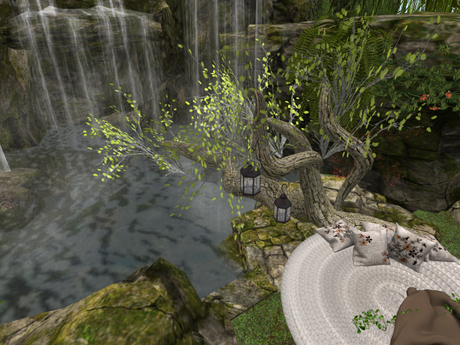 Second Life Marketplace - GD MESH GARDEN MOUNTAIN WATERFALLS COMPLETE ...
