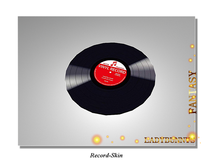Second Life Marketplace - Bunny's Music-Skin-record