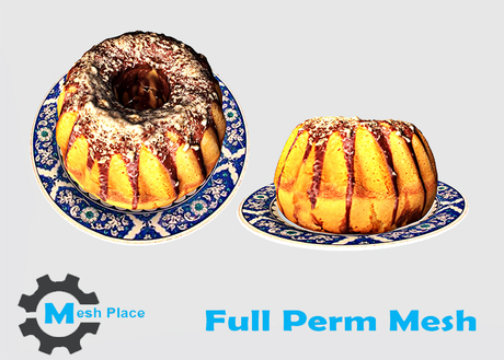 Second Life Marketplace - Mesh Place - Semolina Cake- Full Perm Mesh