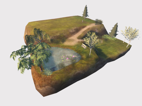 Second Life Marketplace - sky platform / landscape