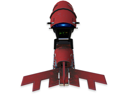 Second Life Marketplace - Full Perm Sci fi Hoover Rocket Bike Mesh