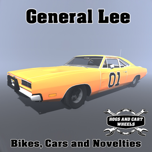 Second Life Marketplace - H&C Wheels General Lee