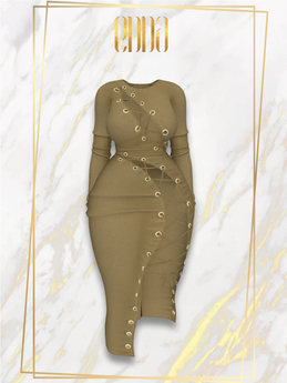 Second Life Marketplace - .::E.D.D.A::. Otrere Dress {CARAMEL}