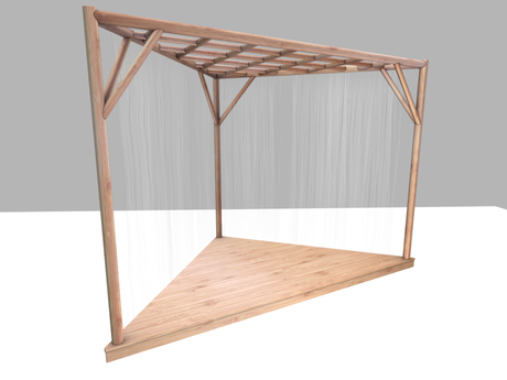 Second Life Marketplace - ionic : Gazebo de Bambu