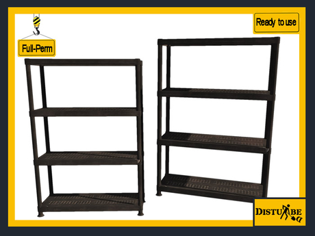 Second Life Marketplace - ::DisturbeD:: Garage Props - Shelf 1 - FULL ...