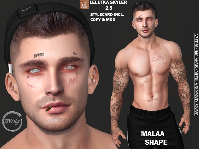 Second Life Marketplace - -Tivoli inc - Malaa shape (LELUTKA SKYLER 2.5 ...