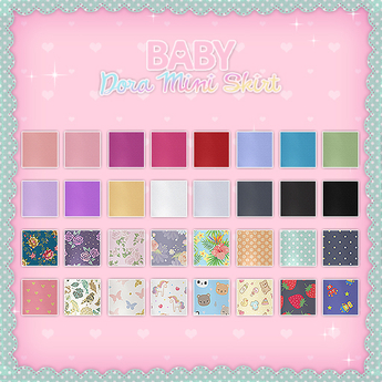Second Life Marketplace - :*BABY*: {REBIRTH} Dora - Miniskirt (For ...