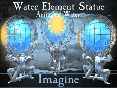 Second Life Marketplace - I: Water Element Statue