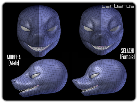 Second Life Marketplace - .:C:. Selachi - Female Bento Shark Head