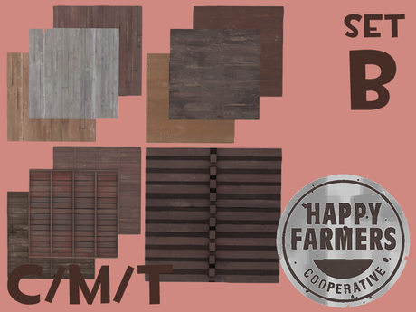 Second Life Marketplace - CLi•TF2 - WOOD, Set B (Rustic)
