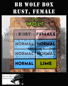 Second Life Marketplace - BB Wolf Rust, female