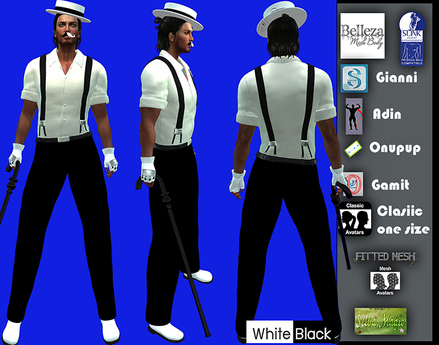 Second Life Marketplace - WHITE-BLACK-JAKE-GIANNI-SLINK-ADIN-ONUPUP ...
