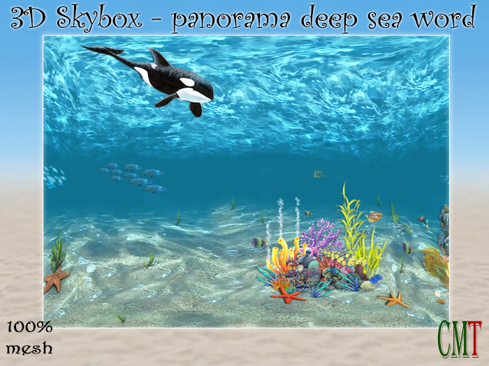 Second Life Marketplace - 3D Skybox - panorama deep sea word