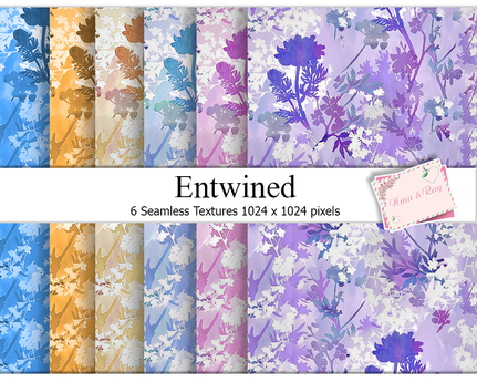 Second Life Marketplace - Entwined - 6 Textures Seamless - NINA and RAY NR