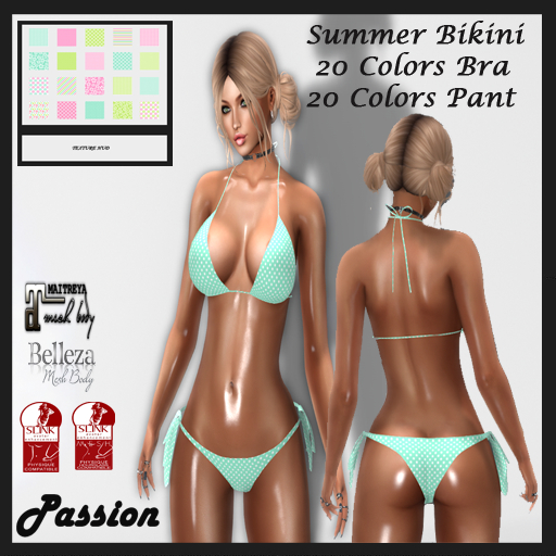 Second Life Marketplace Passion Summer Bikini