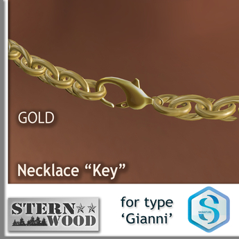 Second Life Marketplace - {SW} Necklace 'KEY' - Signature Gianni - GOLD