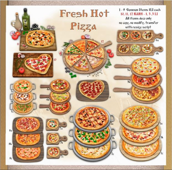 Second Life Marketplace - (2c) OW Fresh Hot Pizza