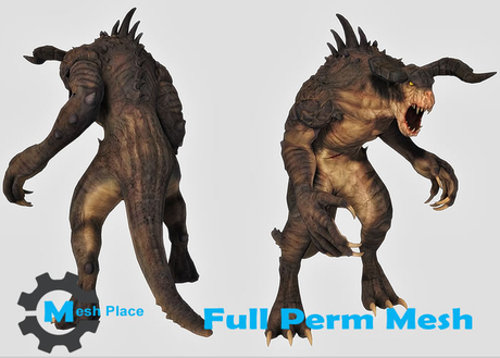 Second Life Marketplace - Mesh Place - Deathclaw Monster Character ...