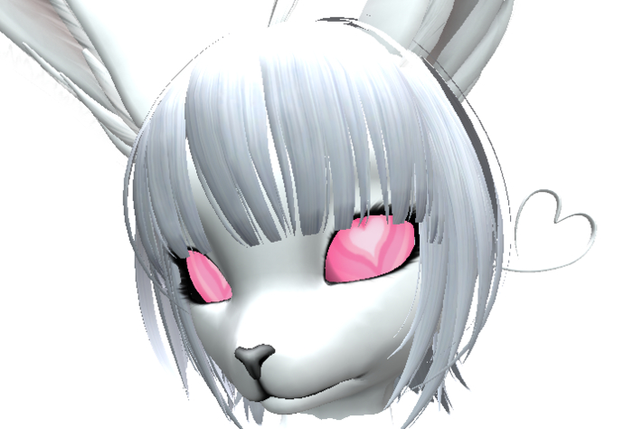 Second Life Marketplace - Pastel Heart Eyes MOD for HP Foxcat Head