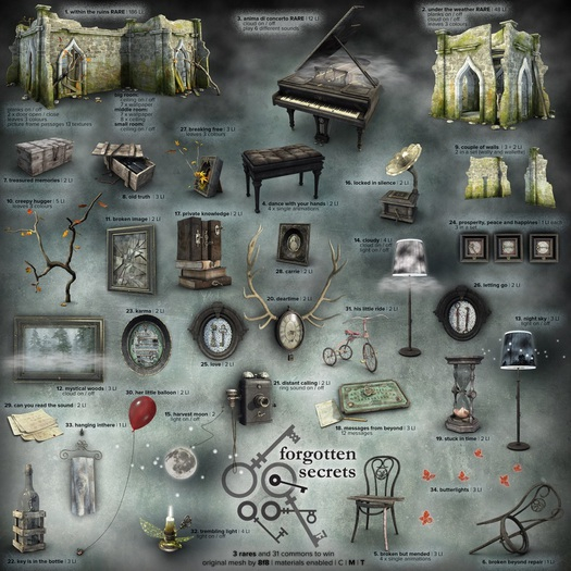 Second Life Marketplace - 16_8f8 - forgotten secrets - locked in ...