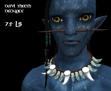 Second Life Marketplace - NAVI theeth necklace