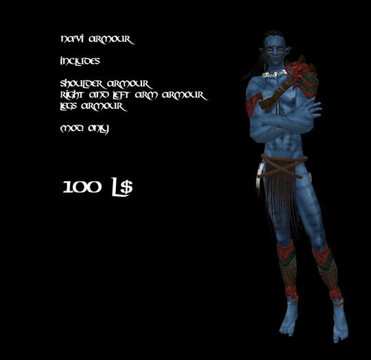 Second Life Marketplace - navi armour warrior