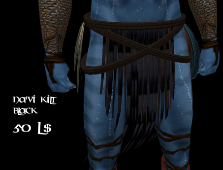 Second Life Marketplace - navi kilt black