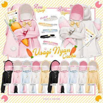 Second Life Marketplace - Hazy. UsagiNyan. M. Pink Nyan