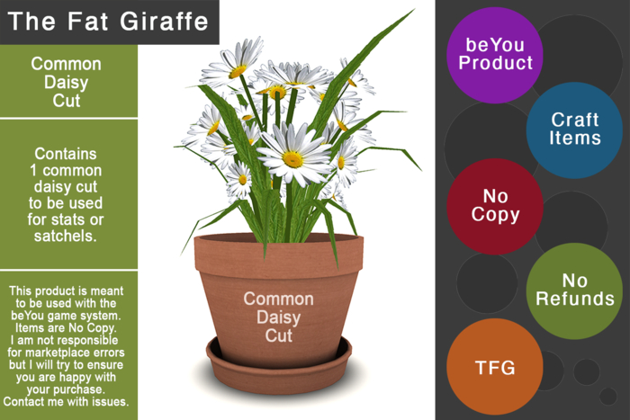 Second Life Marketplace - beYou Common Daisy UPDATED