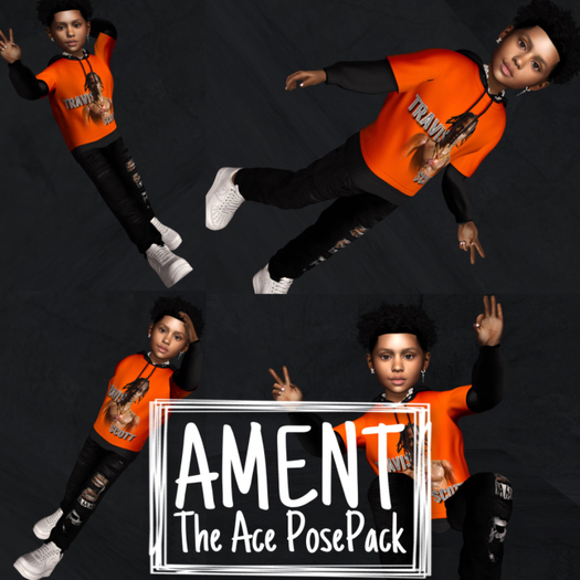 Second Life Marketplace - AMENT - The Ace PosePack (Youth Bento)