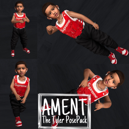 Second Life Marketplace - AMENT - The Tyler PosePack (Youth Bento)
