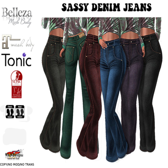 Second Life Marketplace - SASSY DENIM JEANS