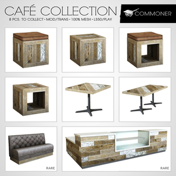 Second Life Marketplace - [Commoner] Cafe Collection / Counter RARE