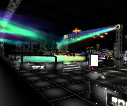 Second Life Marketplace - * New * Club DJ Stage * Fully Equipped