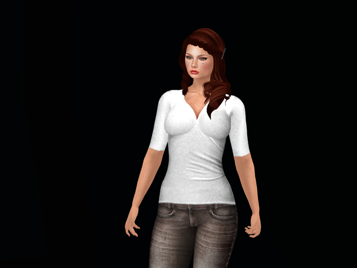 Second Life Marketplace - BOM wrap shirt white