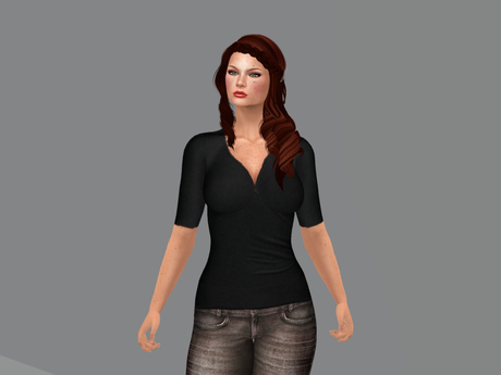 Second Life Marketplace - BOM wrap shirt black