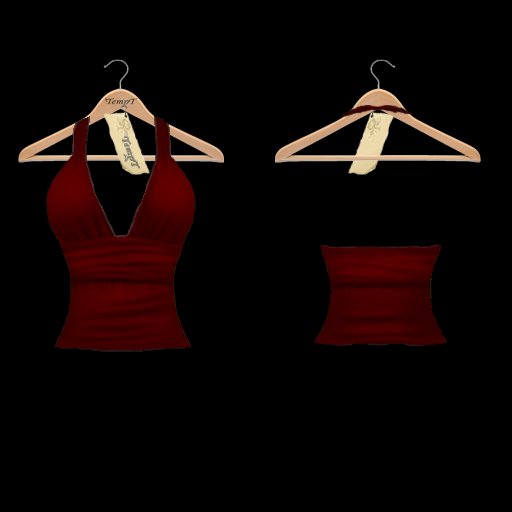 Second Life Marketplace - TempT~Blood Red Halter Top