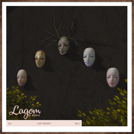 Second Life Marketplace - LAGOM - The mask collection