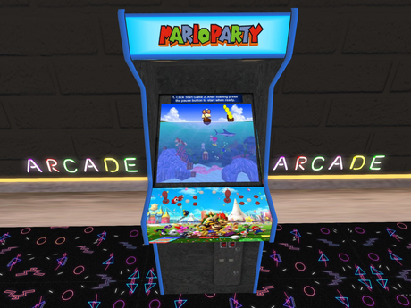 Second Life Marketplace - Arcade machine - NO FLASH - Mario Party