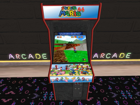 Second Life Marketplace - Arcade machine - NO FLASH - Super Mario 64
