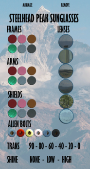 Second Life Marketplace - STEELHEAD PEAK EYEGLASSES