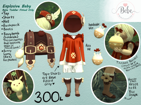 Second Life Marketplace - Hanni- Explosive Baby Bebe Toddler