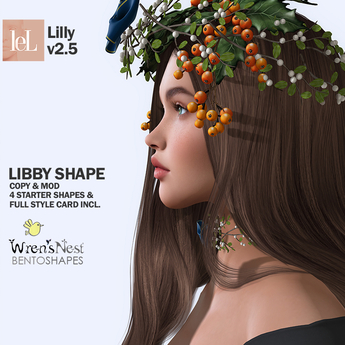Second Life Marketplace - { wren's nest } Libby DEMO Shape for LeLutka ...