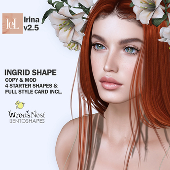 Second Life Marketplace - { wren's nest } Ingrid Shape for LeLutka ...