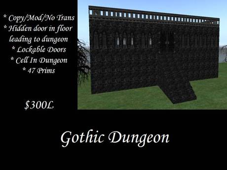 Second Life Marketplace - Gothic Dungeon