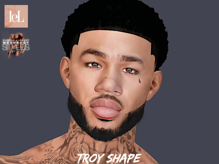 Second Life Marketplace - Troy Shape - Lelutka Luka 3.1 (dated ...