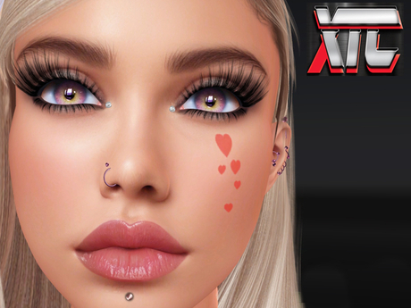 Second Life Marketplace - XTC Hearts Tattoo BOM Set