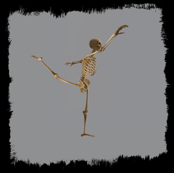 Second Life Marketplace - Aquatica Mesh - AM024576 Skelly ballet dancing
