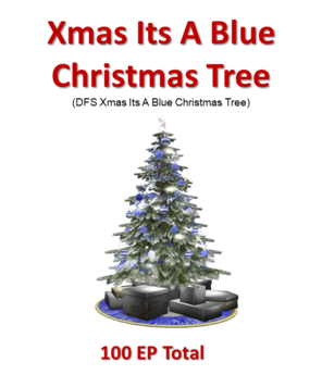 Second Life Marketplace - DFS Xmas Its A Blue Christmas Tree (Texture)