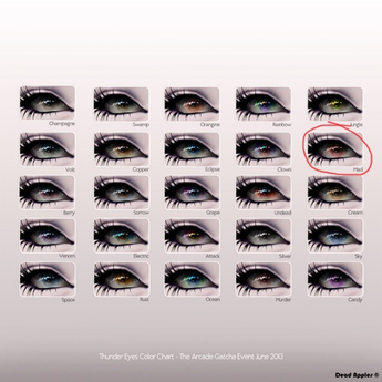 Second Life Marketplace - {Dead Apples} Thunder Eyes - Mad